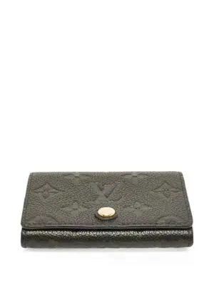 LOUIS VUITTON 2013 Monogram-empreinte-leather Card Holder