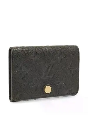 LOUIS VUITTON 2013 Monogram-empreinte-leather Card Holder