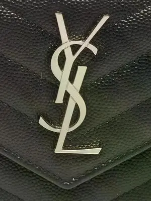 Saint Laurent 2018 Cassandre Matelass Leather Wallet