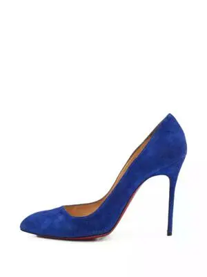 CHRISTIAN LOUBOUTIN Simple Corneille Follies Pumps - Blue