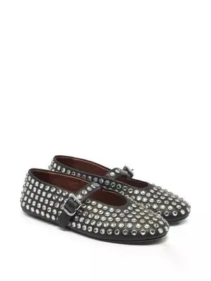 Alaïa Embellished Mary Jane Ballet Flats