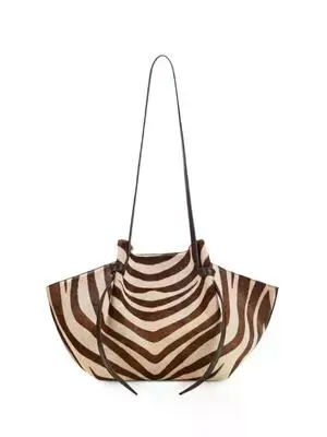 Yuzefi Mochi Zebra-print Shoulder Bag