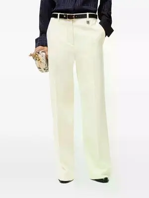 Burberry Wool Tailored Trousers - Neutrals
