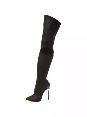 Casadei Blade Over-the-knee Boots - Black