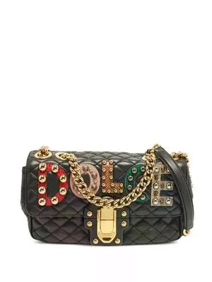 Dolce & Gabbana Lucia Studded Shoulder Bag
