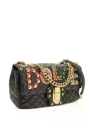 Dolce & Gabbana Lucia Studded Shoulder Bag