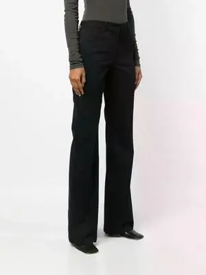 Alberta Ferretti Flared Wide-leg Trousers