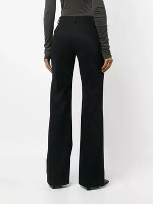 Alberta Ferretti Flared Wide-leg Trousers