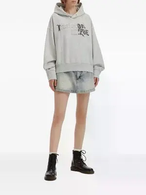 Izzue Logo-print Drop-shoulder Hoodie