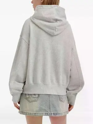 Izzue Logo-print Drop-shoulder Hoodie