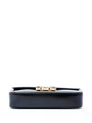 Celine 2022 Shiny Calfskin Triomphe Claude Shoulder Bag