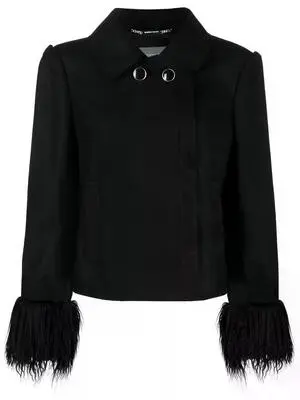 Alberta Ferretti Fringe-cuffs Shirt Jacket