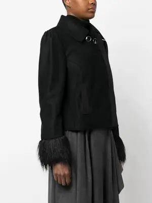 Alberta Ferretti Fringe-cuffs Shirt Jacket