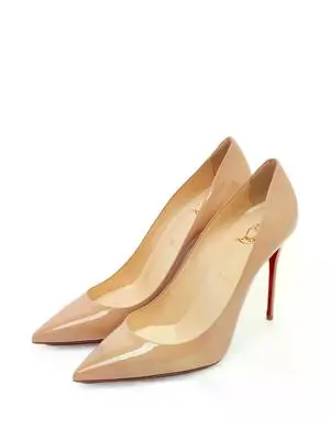 CHRISTIAN LOUBOUTIN Decollete 554 Patent Leather Pumps