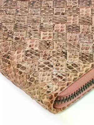 Bottega Veneta Intrecciato Karung Leather Wallet