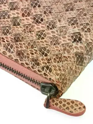 Bottega Veneta Intrecciato Karung Leather Wallet