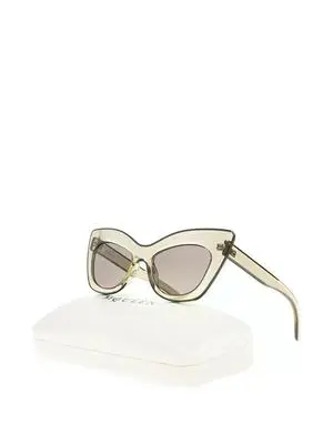 Alexander McQueen Cat-eye Frame Sunglasses - Neutrals