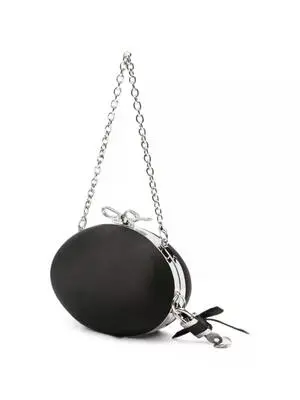 SELF-PORTRAIT Bow-clasp Chain-strap Clutch Bag