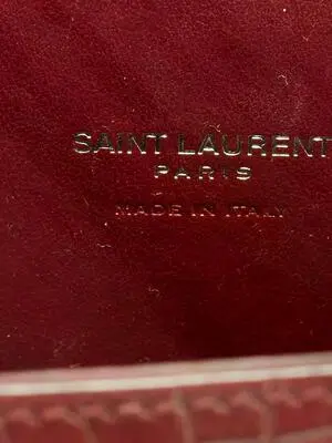 Saint Laurent 2017 Sac De Jour Crocodile-effect Tote Bag
