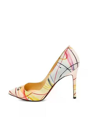 CHRISTIAN LOUBOUTIN Pigalle Pollock Pumps - Neutrals