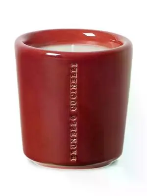 Brunello Cucinelli Scented Candle In Craquelé Ceramic Vessel