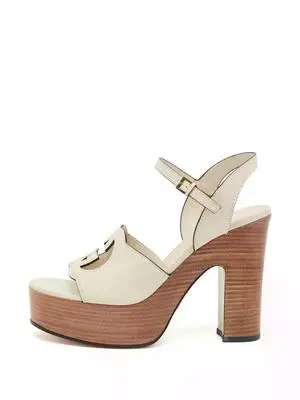 Gucci Interlocking G Ankle-strap Sandals - Neutrals