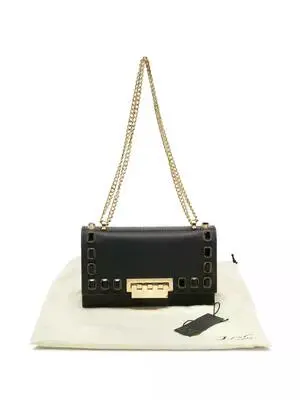 Zac Posen Crystal Embellished Earthette Shoulder Bag