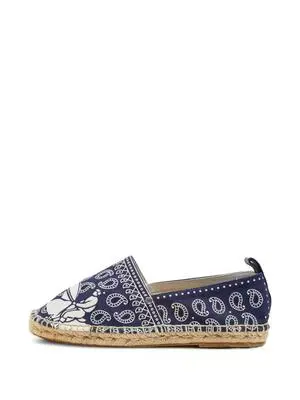 Hermès Printed Canvas Espadrilles - Blue