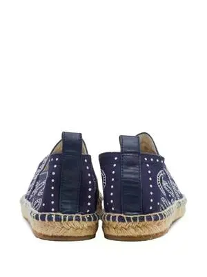 Hermès Printed Canvas Espadrilles