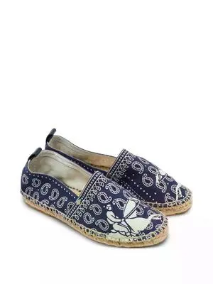 Hermès Printed Canvas Espadrilles