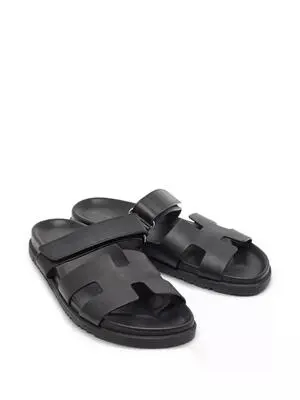 Hermès Chypre Leather Sandals