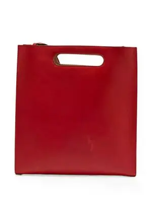Gucci Logo-embossed Tote Bag - Red