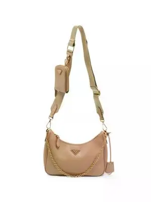 Prada Re-edition 2005 Saffiano Shoulder Bag - Neutrals