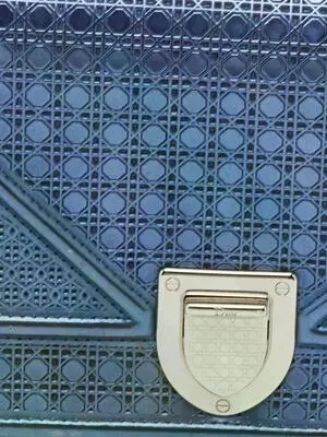 Dior 2015 Mini Diorama Chain-strap Leather Shoulder Bag