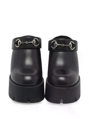 Gucci Horsebit Platform Mules