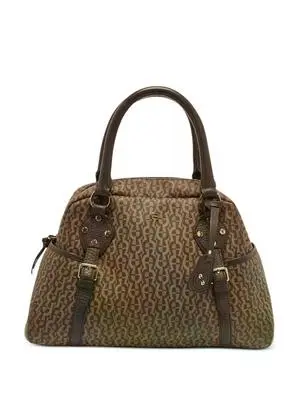 AIGNER Monogram Side-pocket Tote Bag - Brown