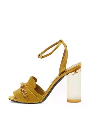 Burberry Mid Heel Sandals For Women