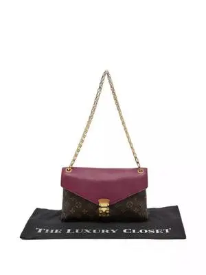 LOUIS VUITTON 2014 Aurore Pallas Chain Colour-block Shoulder Bag
