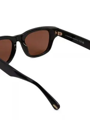 TOM FORD Square Frame Sunglasses With T-logo Detail