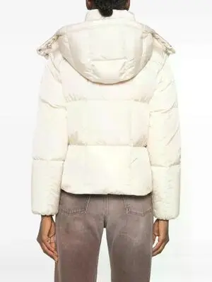 Moncler Hooded Padded Jacket - Neutrals