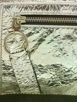 Off-White Crinkle Leather Belt Bag