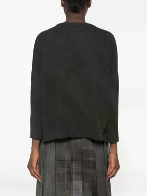 BEYOU Round-neck Drop-shoulder Sweater