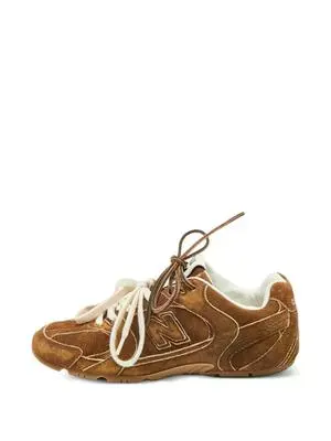 Miu Miu X New Balance 530 Sl Lace-up Sneakers - Brown
