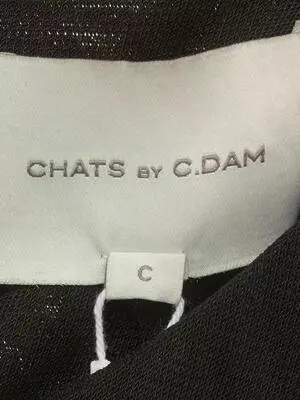 CHATS BY C.DAM Draped Sleeveless Maxi Dress