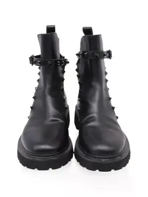 Valentino Garavani Rockstud Leather Ankle Boots