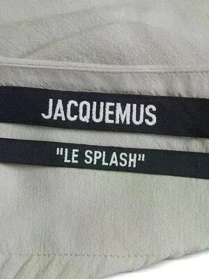 Jacquemus La Robe Saudade Ruched Mini Dress - Neutrals