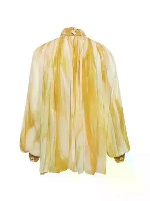 Elisabetta Franchi Tie-dye Long-sleeves Blouse