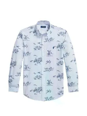 Polo Ralph Lauren Custom-fit Dog-and-pheasant Oxford Shirt - White