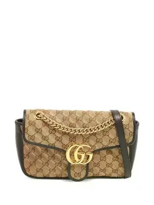 Gucci Gg Marmont Shoulder Bag - Neutrals