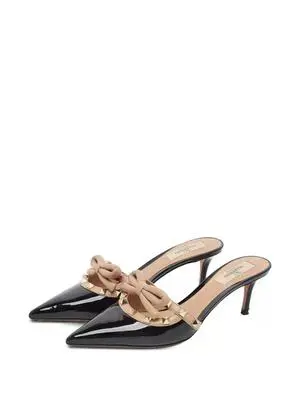 Valentino Garavani Rockstud Bow Mules